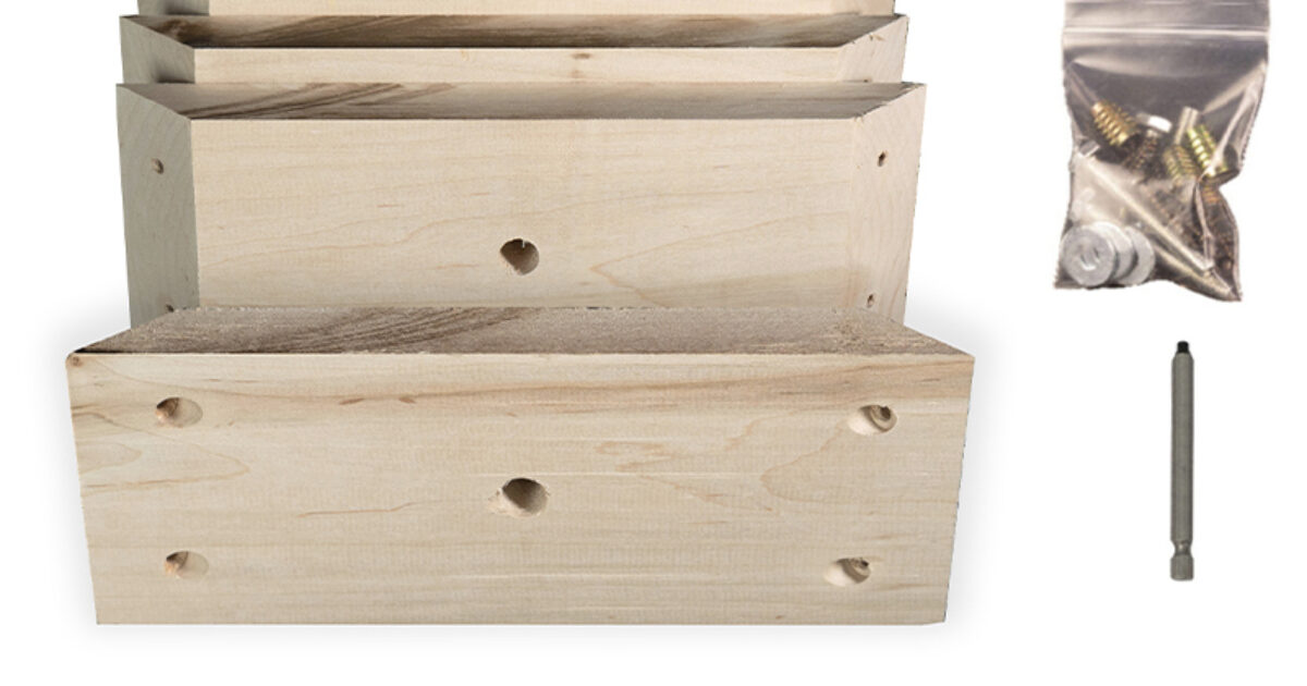 Osborne Wood | SOLD AS A SET OF FOUR~Corner Blocks for 5" Wide Legs