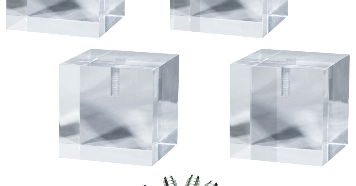 Osborne Wood | Holcomb Acrylic 3" Square Leg - Set of 4