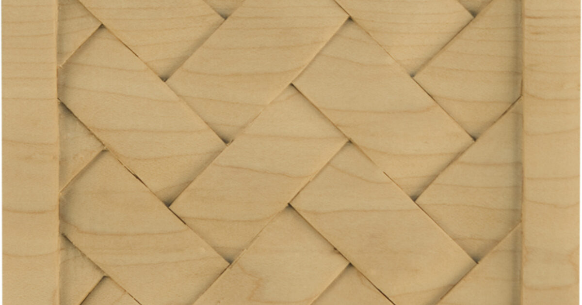 Osborne Wood | Square Basket Weave Onlay