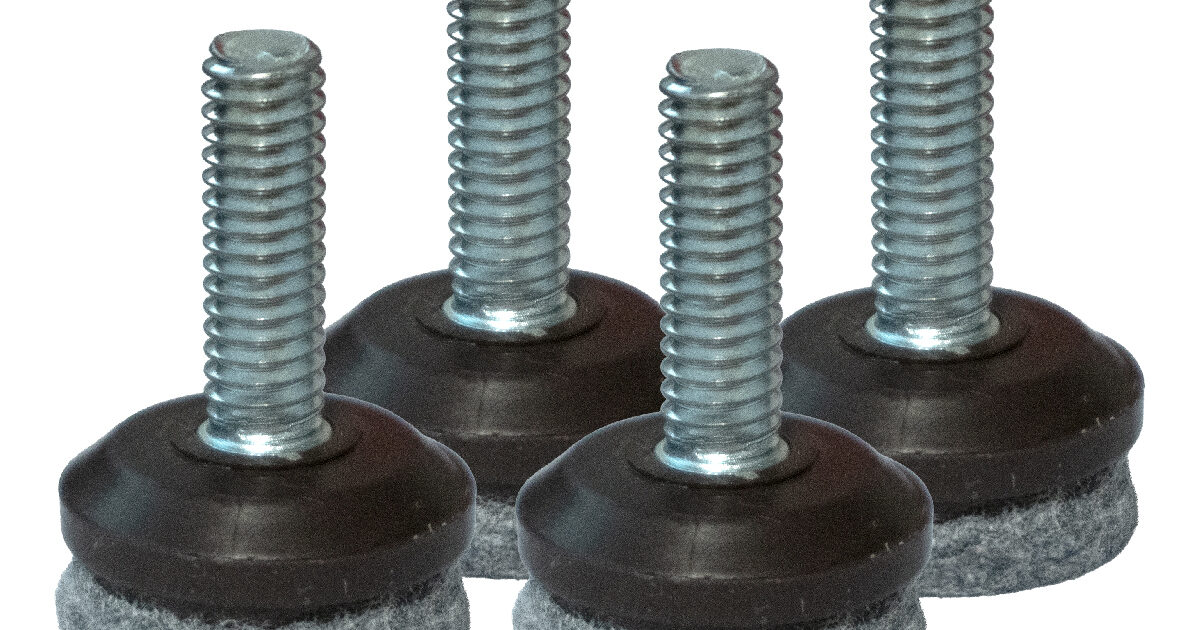 Osborne Wood | SOLD AS A SET OF FOUR ~ Table Leveler Felt Bottom