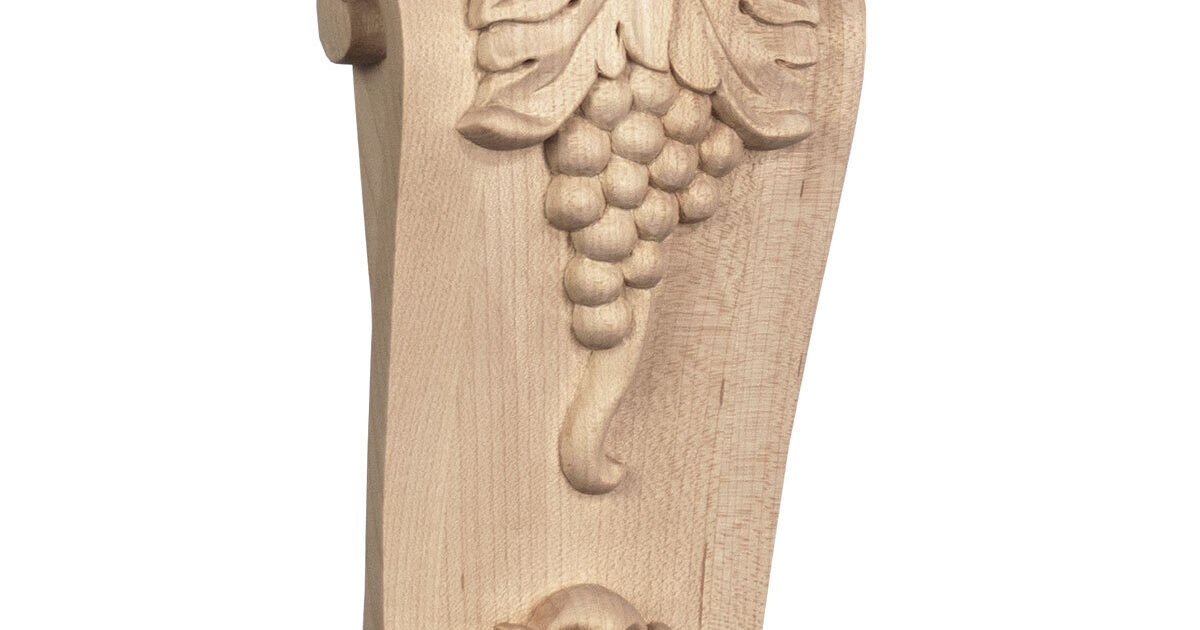 Osborne Wood | Tall & Narrow Grape Corbel