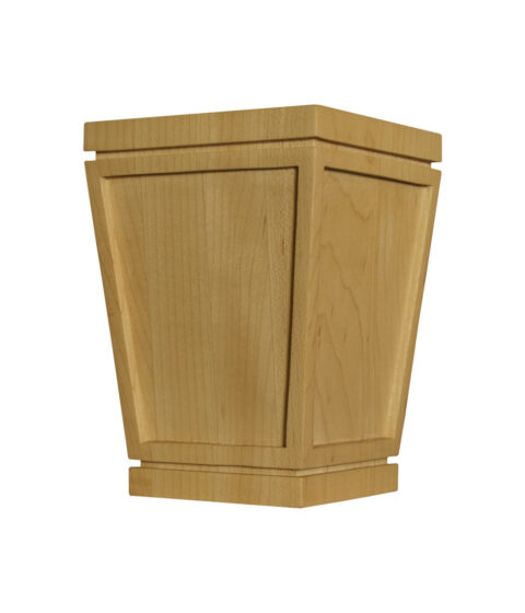 Osborne Wood | Fluted Four Sided Tapered Foot