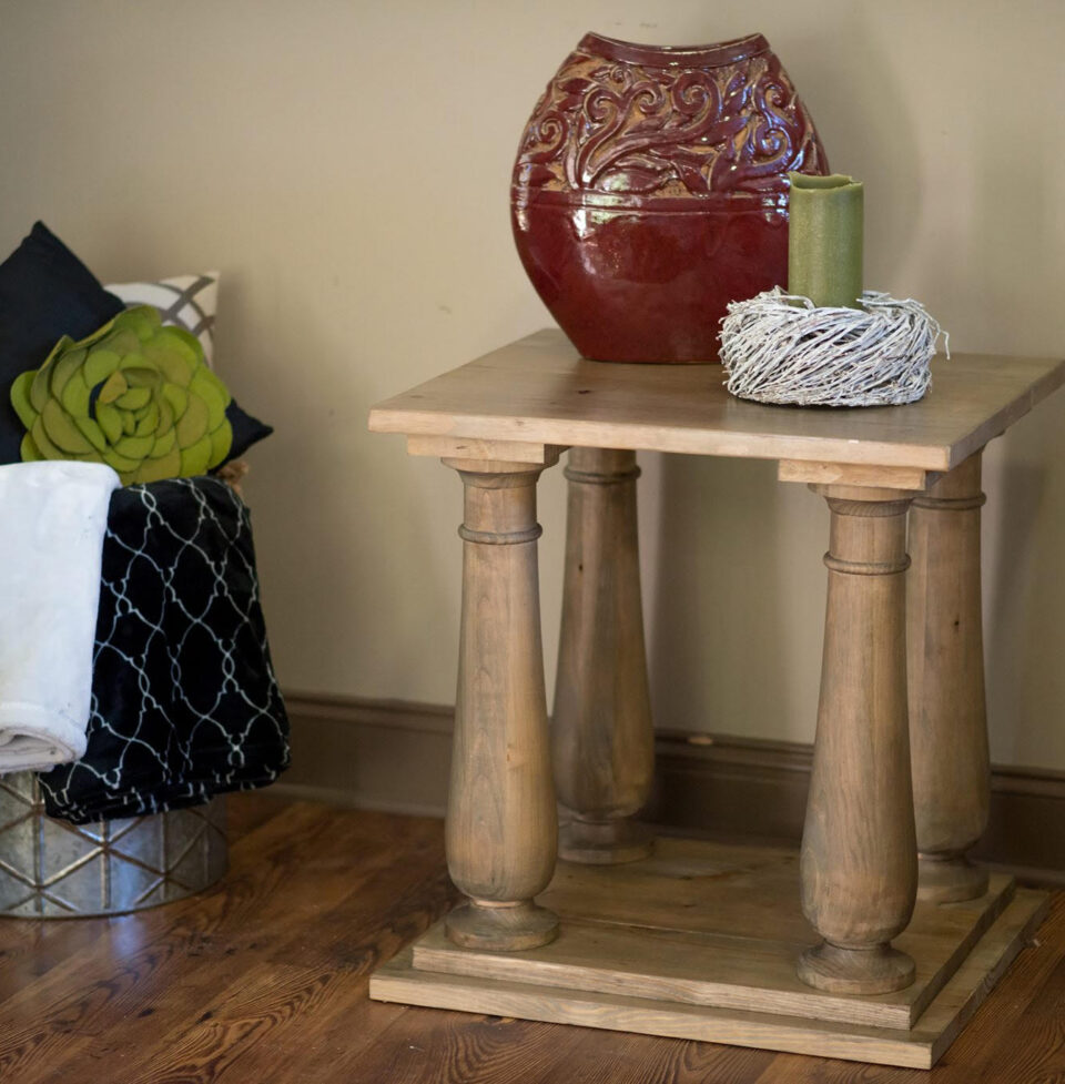 Traditional End Table Leg Part 1232 Osborne Wood
