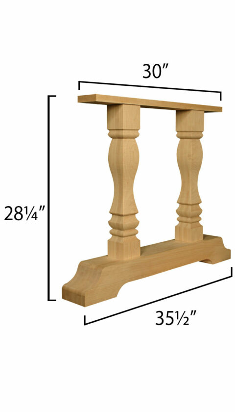 Osborne Wood | Traditional Trestle Table Base