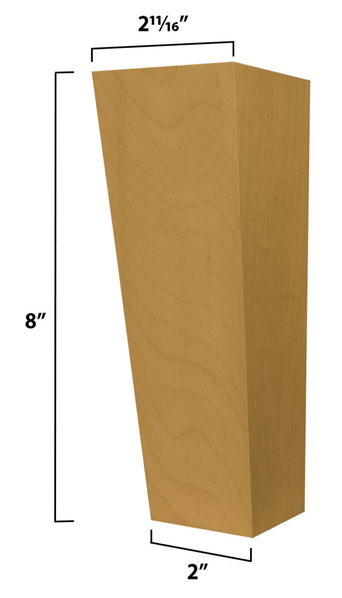 Two Sided Tapered Leg