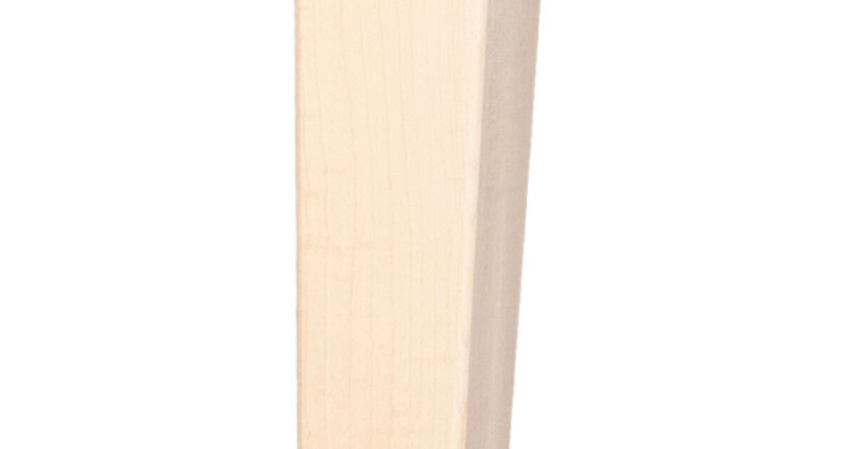 Osborne Wood | Two Sided Tapered Kitchen Island Leg with Rounded Edges