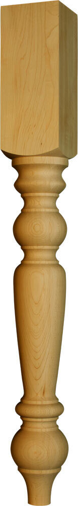 Osborne Wood | Square Island Leg 34 1/2" x 1 3/4"